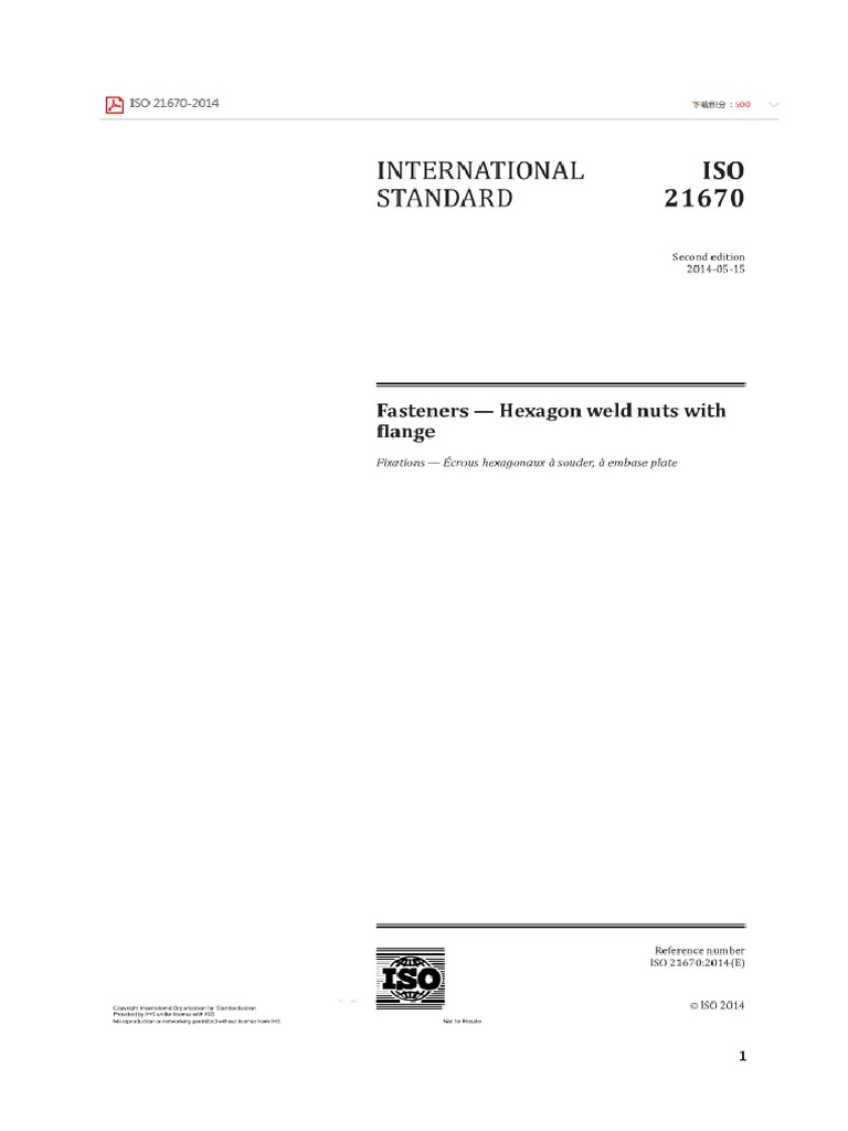 Iso 21670-2014 | PDF