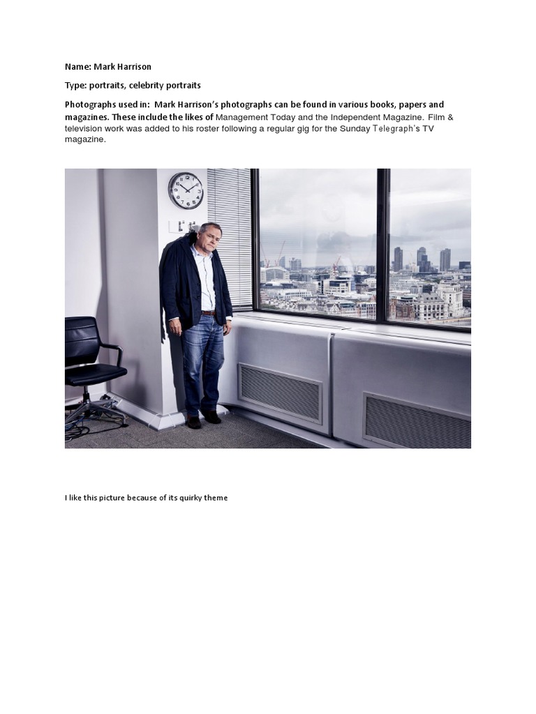 Mark Harrison Photography | PDF