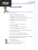 Draw Your Emotions: A Creative Guide | PDF | Emotions | Psychology