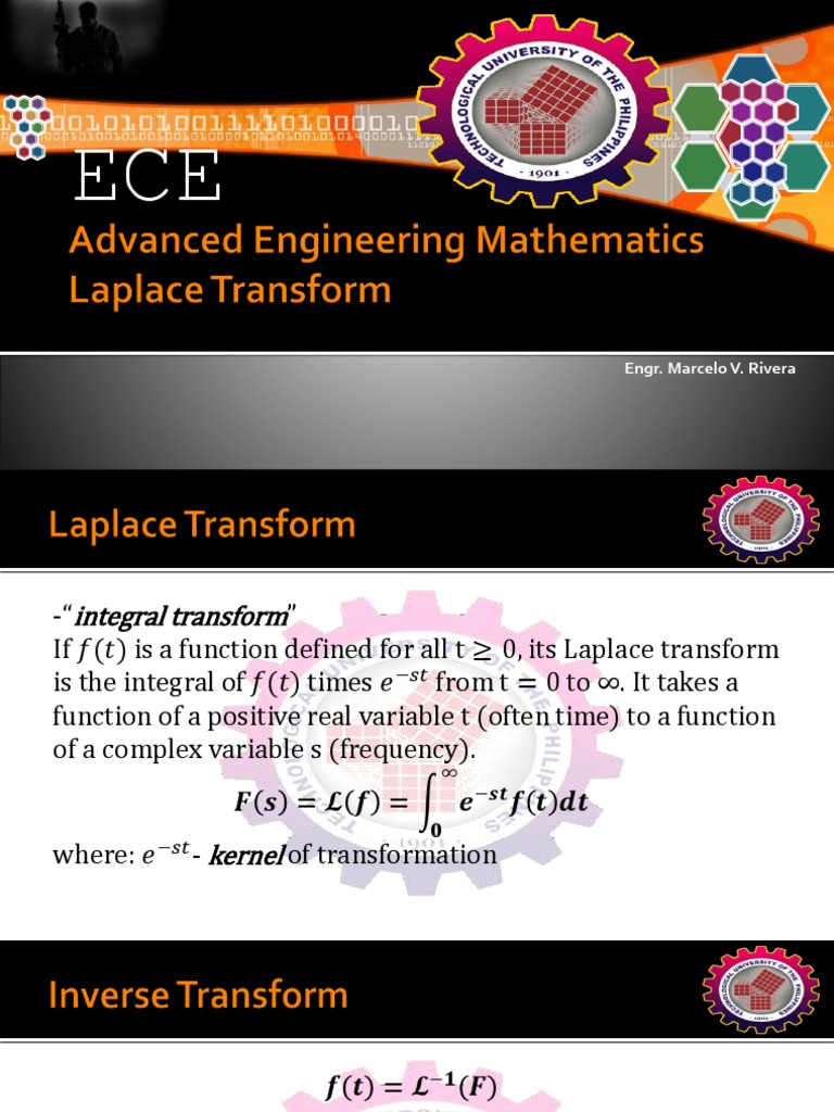 5-Advanced Engineering Mathematics-Laplace Transform | PDF ...