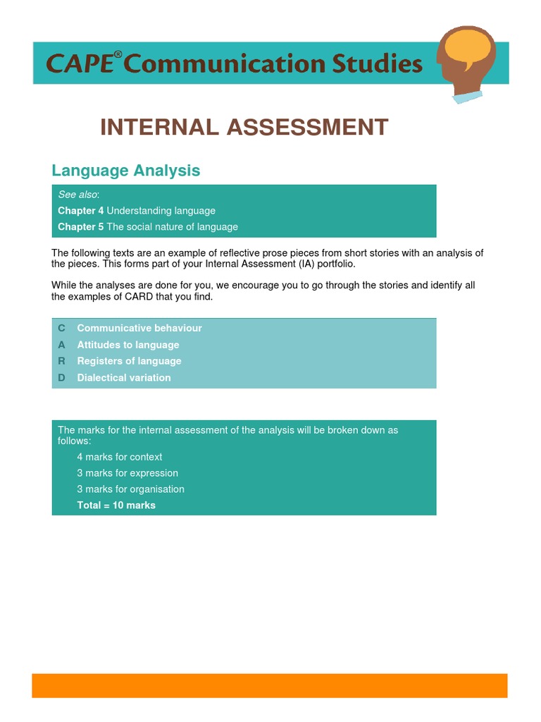 Internal Assessment Analysis | PDF