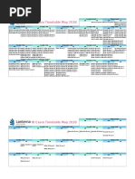 Ib Timetable Student Version 2025 | PDF