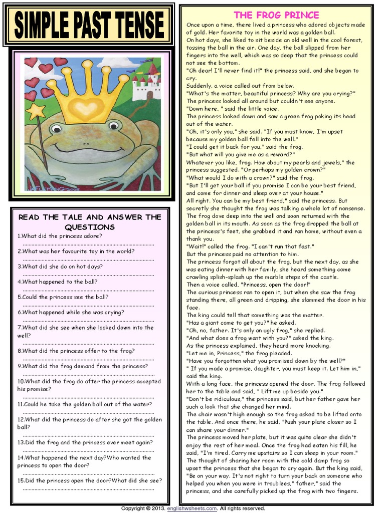The Frog Prince 1 | PDF | Frog