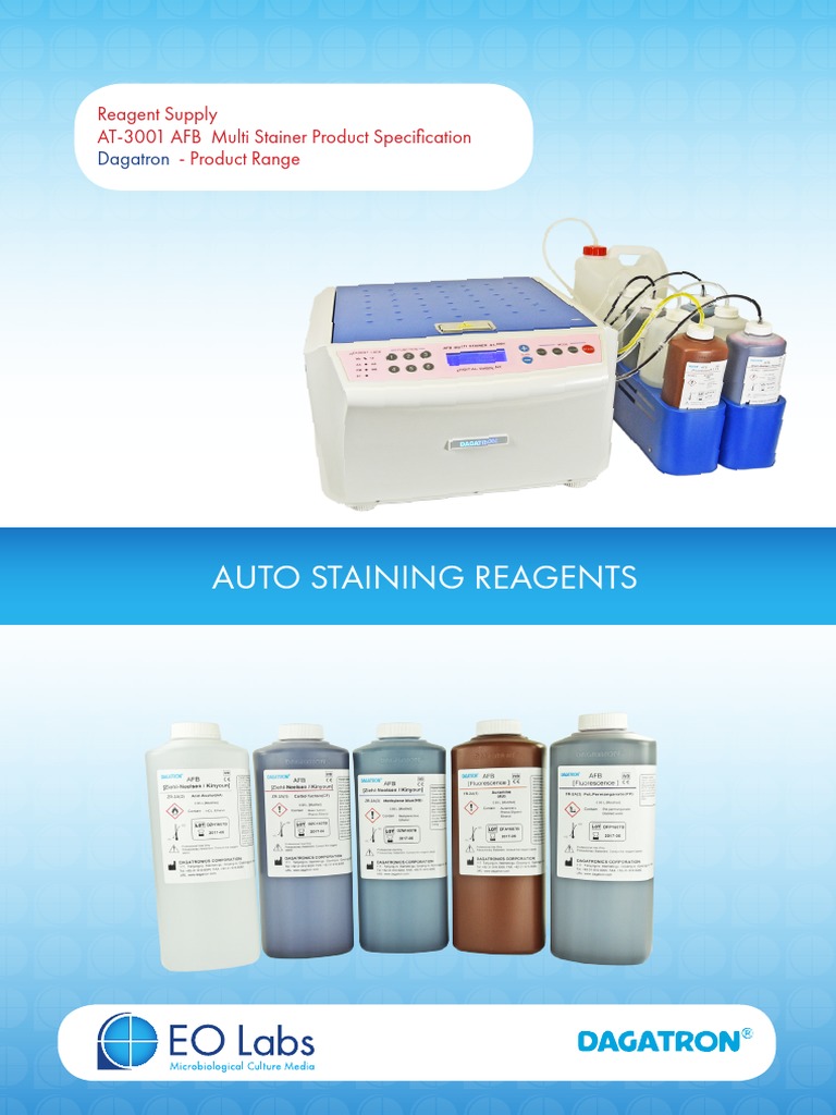 Auto Stainer Flyer Reagents 2016 | PDF | Staining | Chemistry