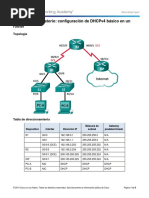 7.2.10 Packet Tracer - Configure DHCPv4 | PDF | Dirección IP | Enrutador (Computación)