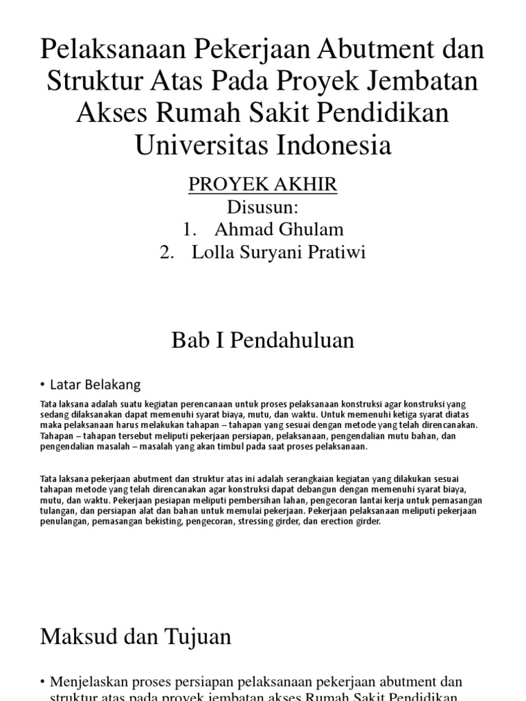 Sidang Proposal | PDF