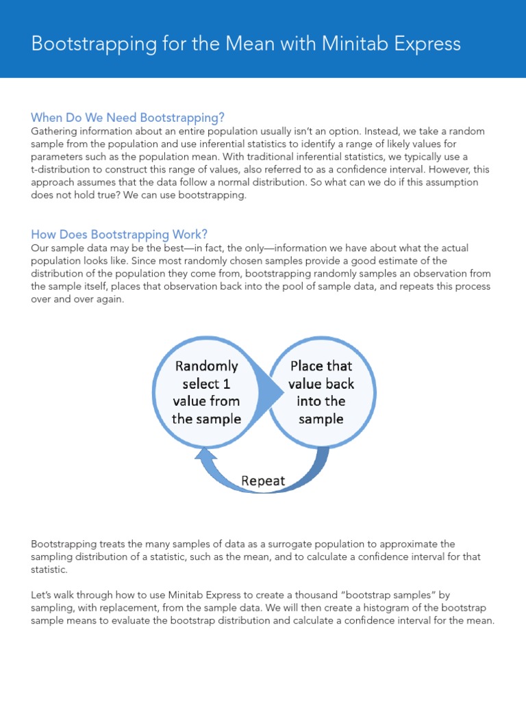 Boots Trapping | PDF | Bootstrapping (Statistics) | Resampling (Statistics)