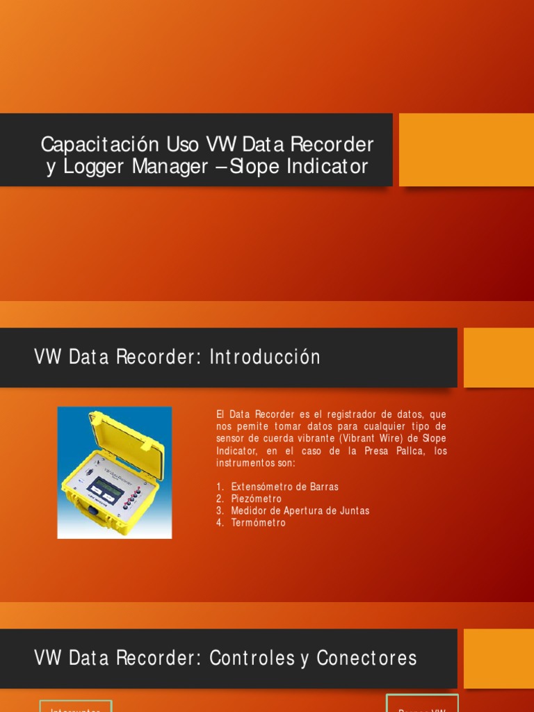 Capacitación Uso VW Data Recorder y Logger Manager | PDF | USB ...