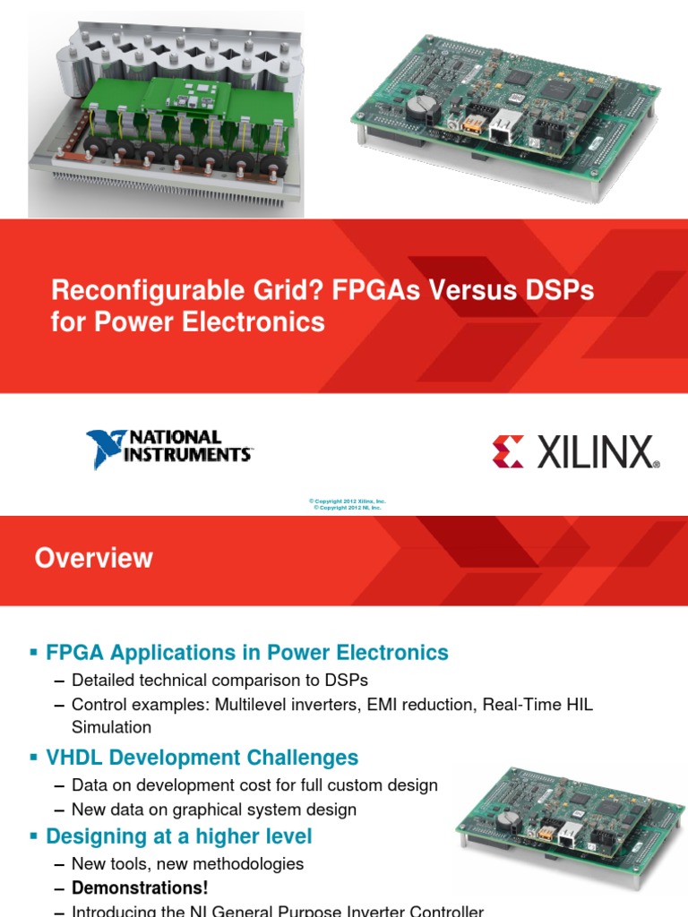 Fpga Vs Dsp For Power Electronics Pdf Field Programmable Gate Array Digital Signal Processor