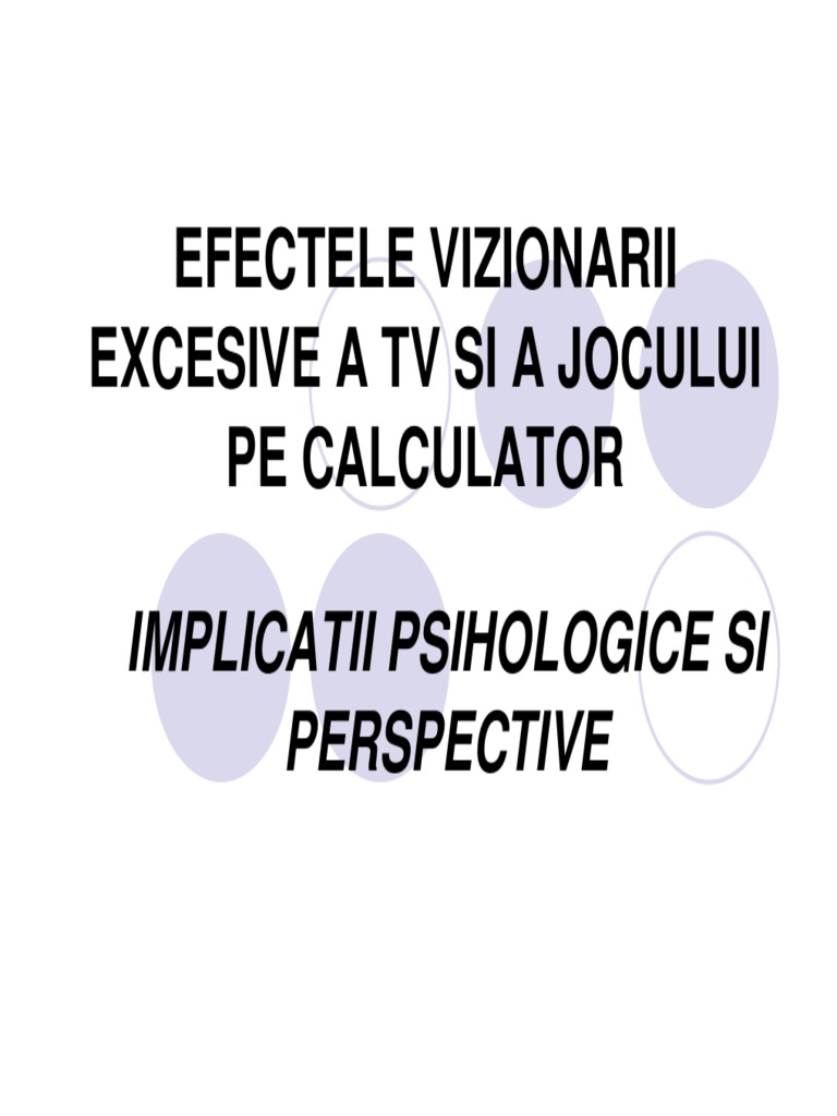 5-Efecte Tv&pc-Alexandra Groza PDF | PDF