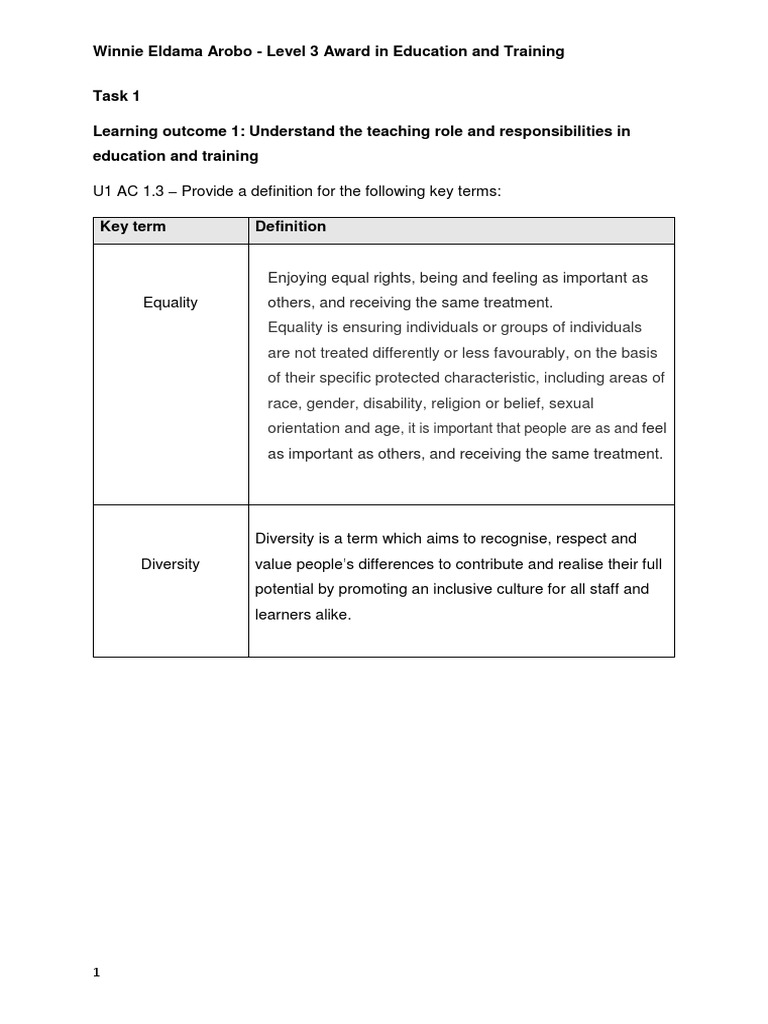 Level3 Aet | PDF | Learning Disability | Lesson Plan