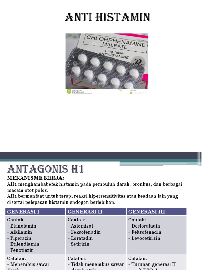 Anti Histamin | PDF