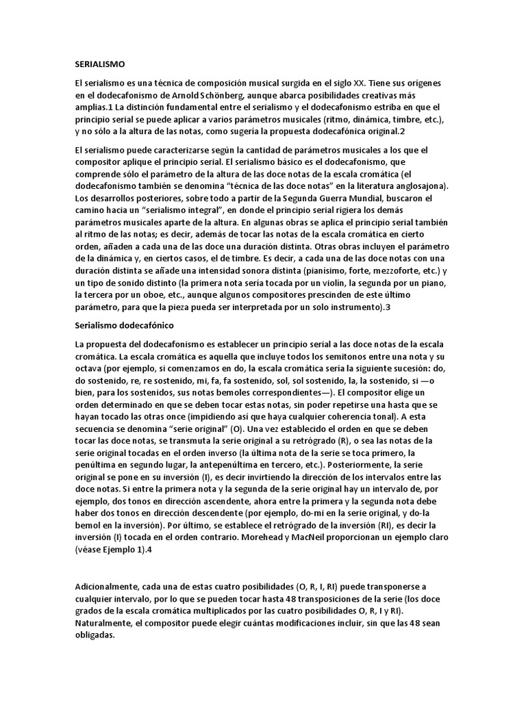 Serialismo Ruso | PDF | Musicología | Teoría musical