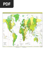 Maps of The World - Time Zones | PDF