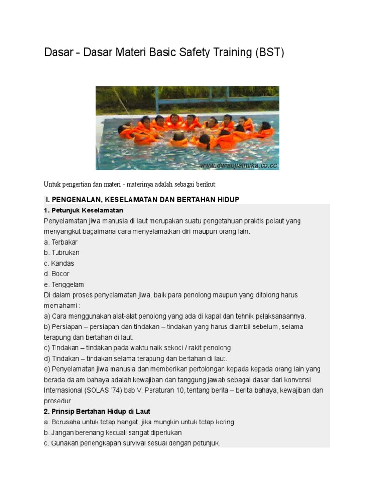 Materi Dasar BST | PDF