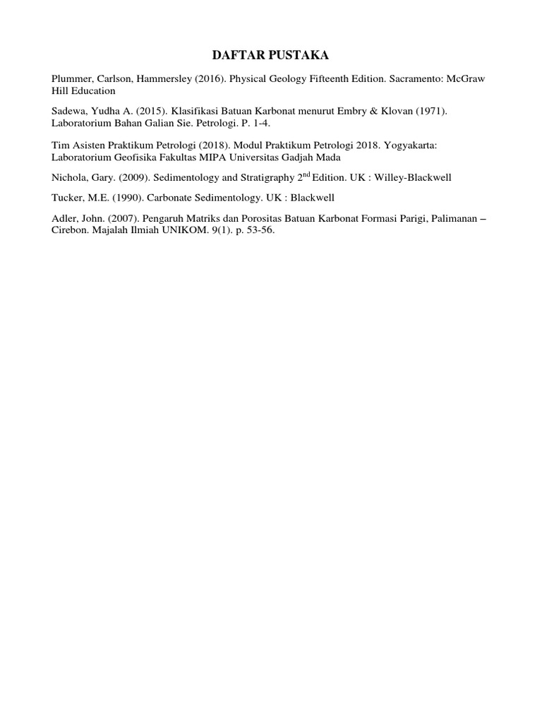 Geology and Petrology References List | PDF | Science & Mathematics ...
