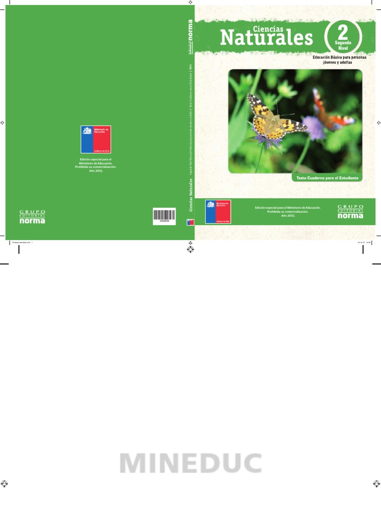Texto Cuaderno Ciencias Naturales Segundo Nivel Basico | PDF | Importar ...