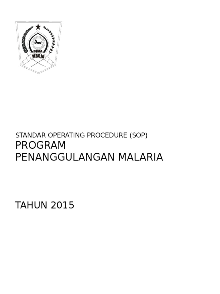 Sop Malaria | PDF
