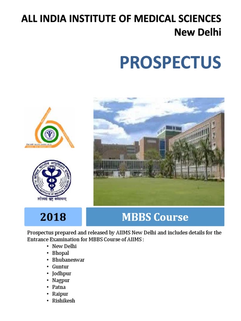 Prospectus MBBS-2018 PDF | PDF | Test (Assessment) | University And ...