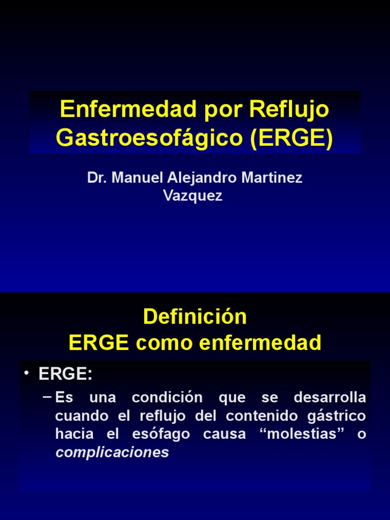 Erge | PDF | La enfermedad por reflujo gastroesofágico | Medicina CLINICA