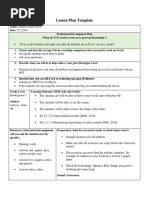 Letter H Lesson Plan | PDF | Lesson Plan | Educational Psychology