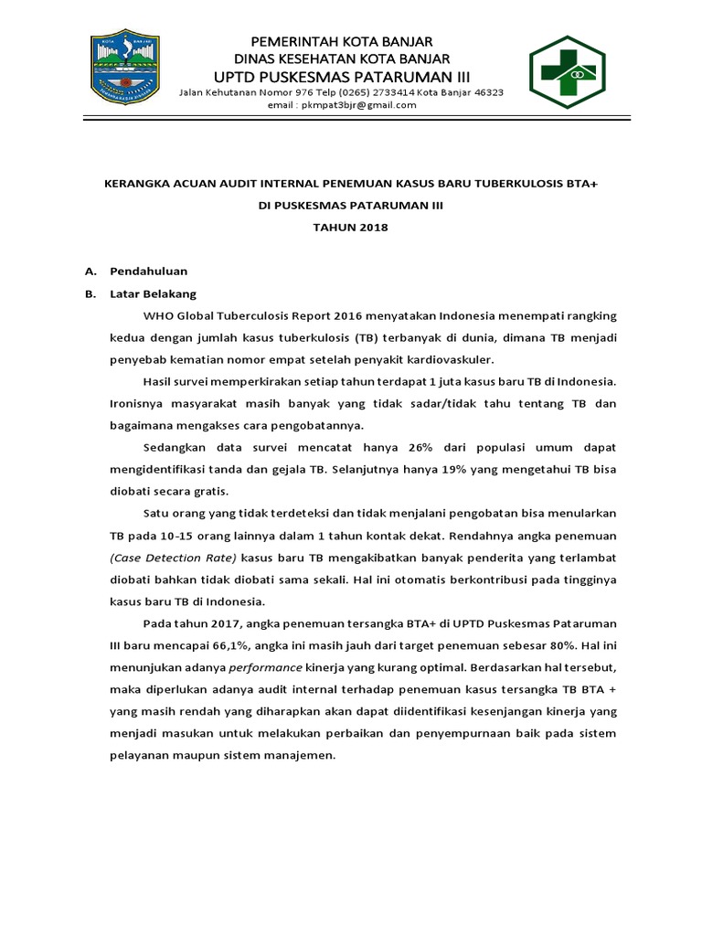 KAK Audit Internal Unit P2 TBC | PDF