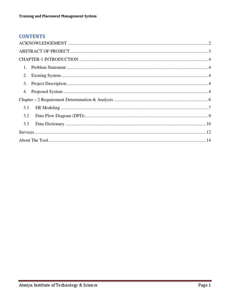 Training and Placement Management System | PDF | Php | Html