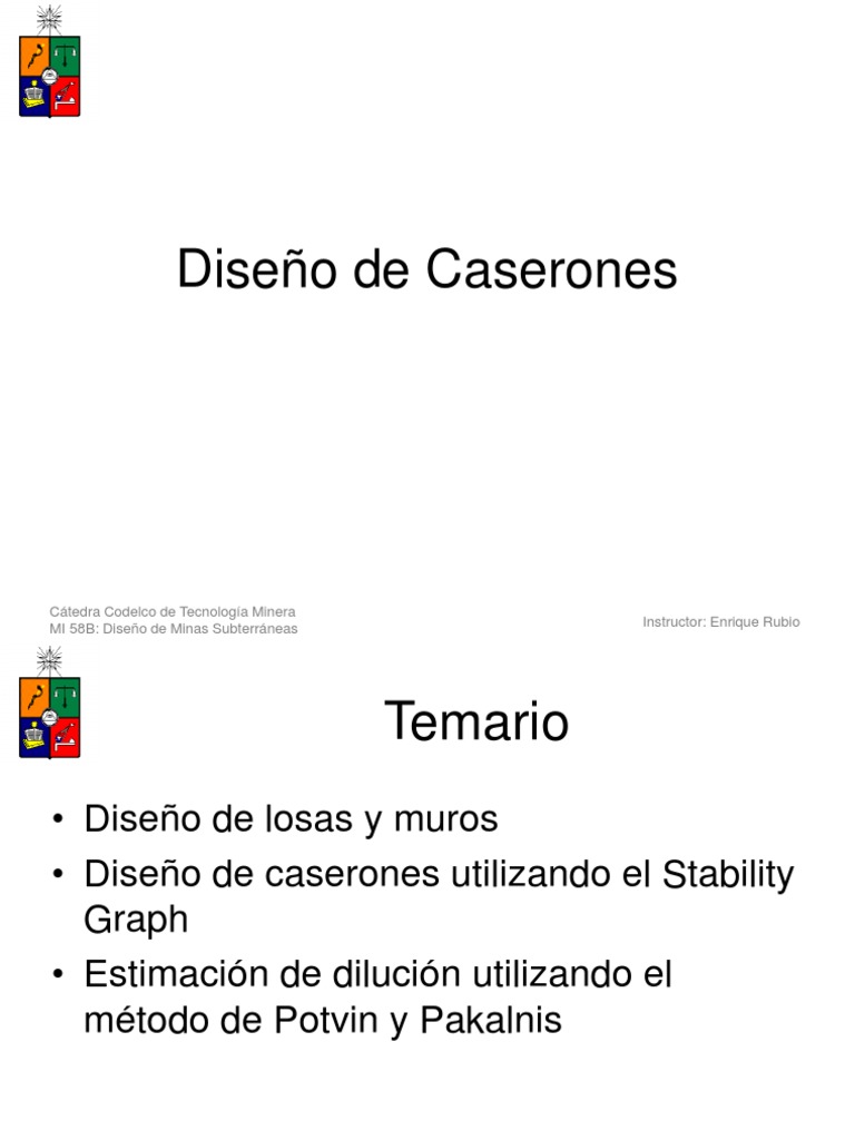 06 Diseno de Caserones | PDF | Minería | Geología económica
