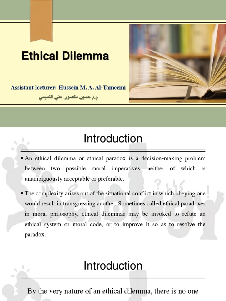 Ethical Dilemmas in Nursing | PDF | Decision Making | Nursing