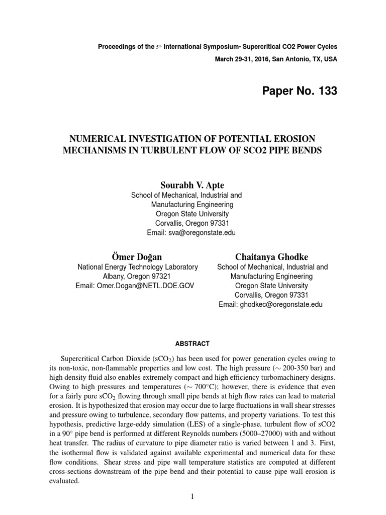 133 Paper | PDF | Fluid Dynamics | Reynolds Number