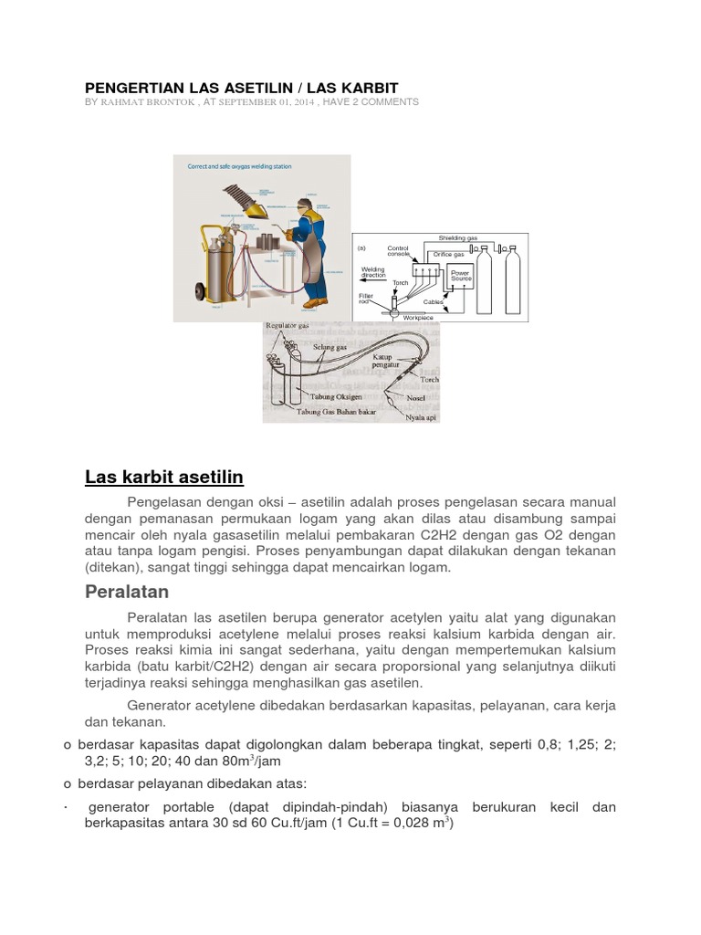 Pengertian Las Asetilin | PDF | Teknologi & Rekayasa