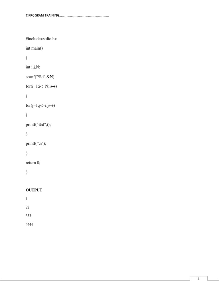 C Program Input and Output Examples | PDF | Computers