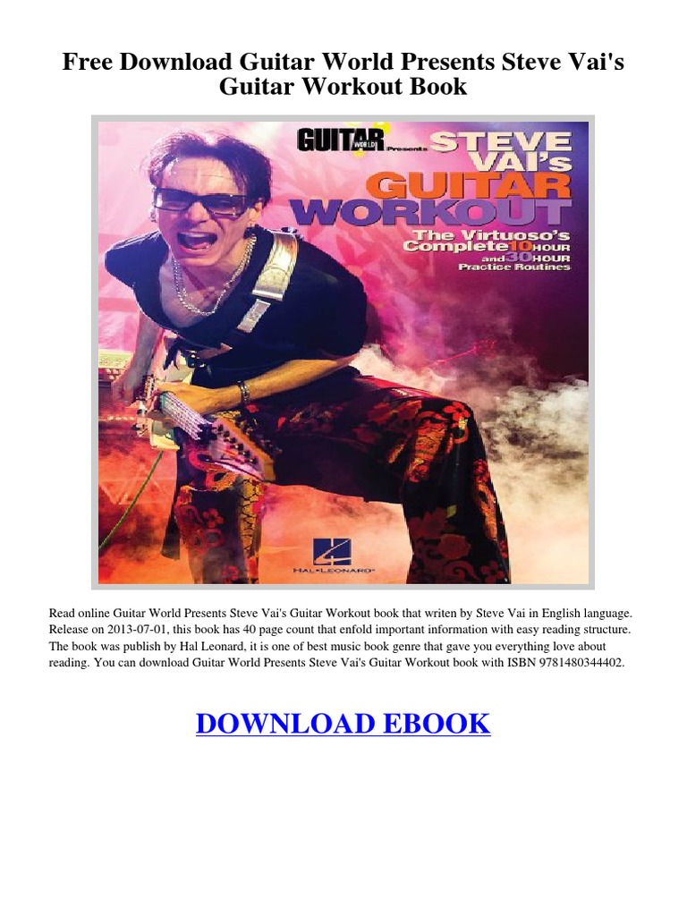 Steve Vai's Guitar Workout Guide | PDF | Books | Guitars