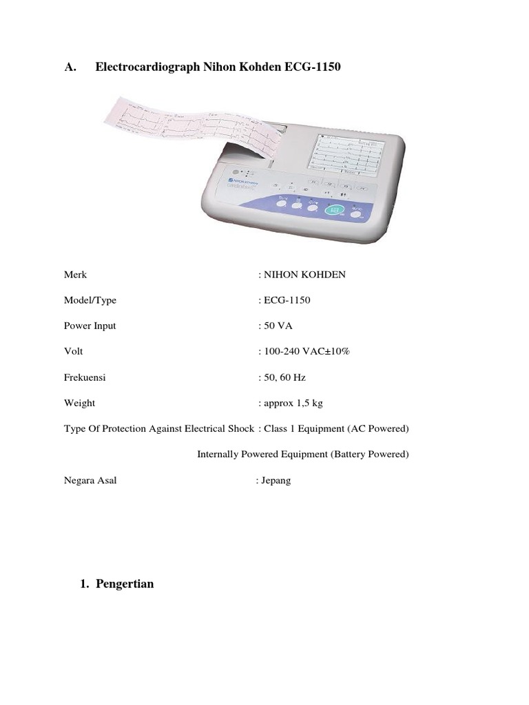 ECG-1150 | PDF