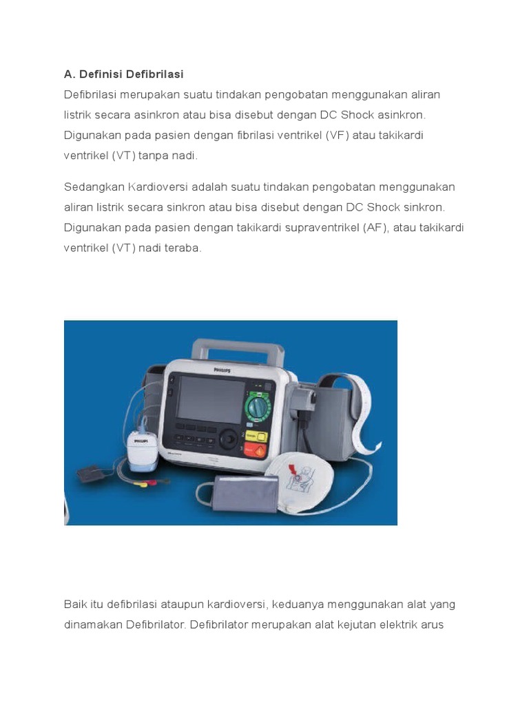 Kardioversi Dan Defibrilasi Pdf