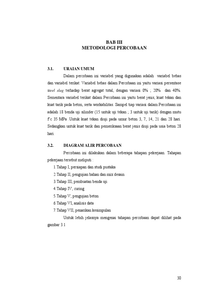 Contoh Laporan Pengujian Beton PDF | PDF