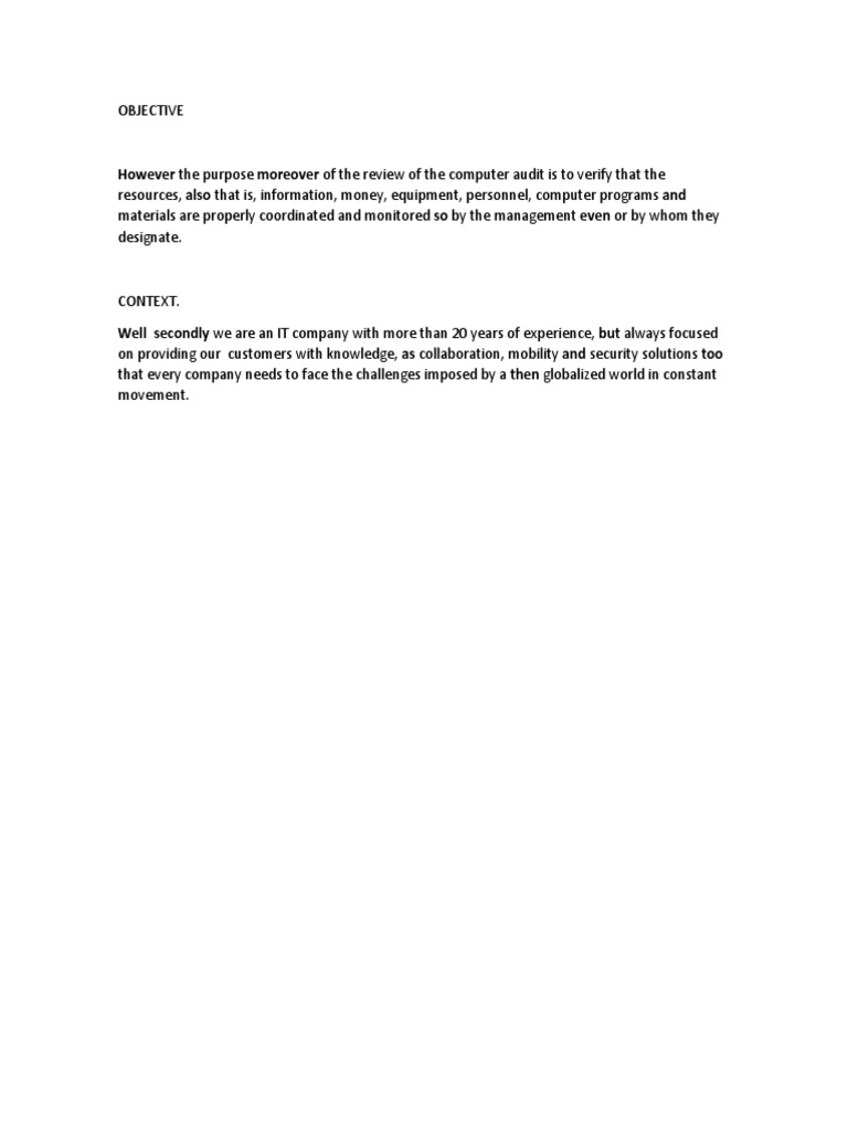 Computer Audit Resource Review | PDF