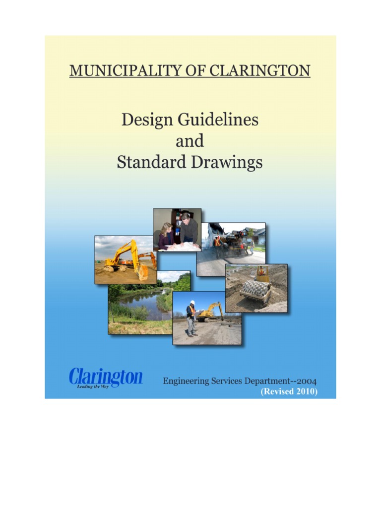 Engineering Design Guidelines and Standard Drawings | PDF | Storm Drain ...