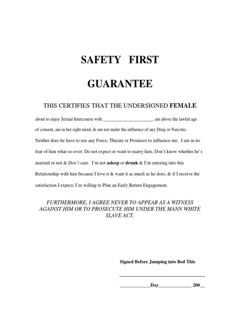 Sex Contract E Pdf