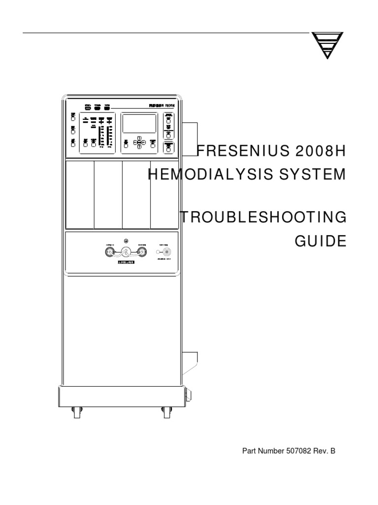 Fresenius 2008H Hemodialysis System - Troubleshooting Guide | PDF ...