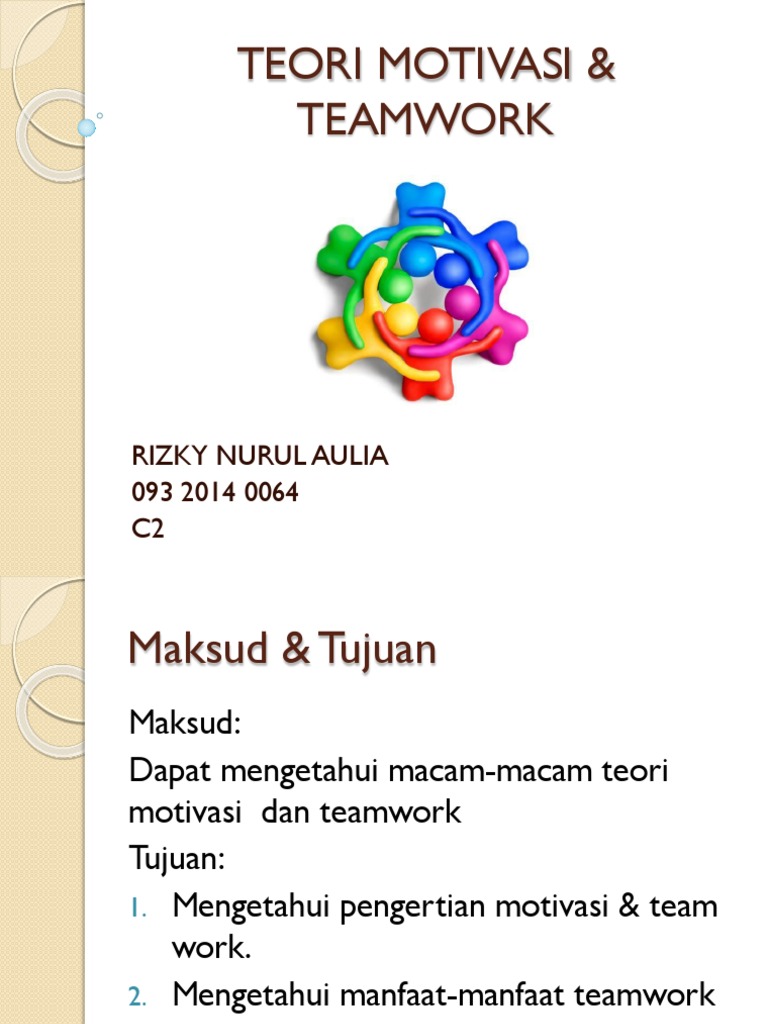 Teori Motivasi & Teamwork | PDF
