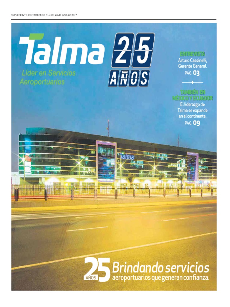 Suplemento Talma - El Comercio | PDF | Aeropuerto | Perú