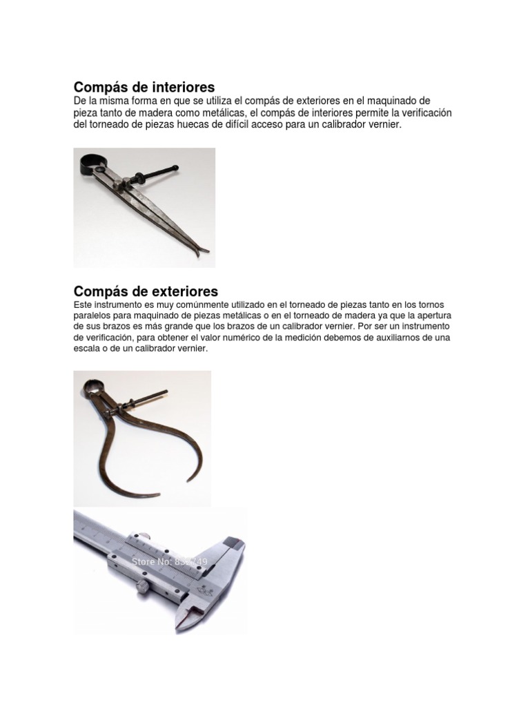 Compás de Interiores | PDF | Instrumento de medición | Equipo