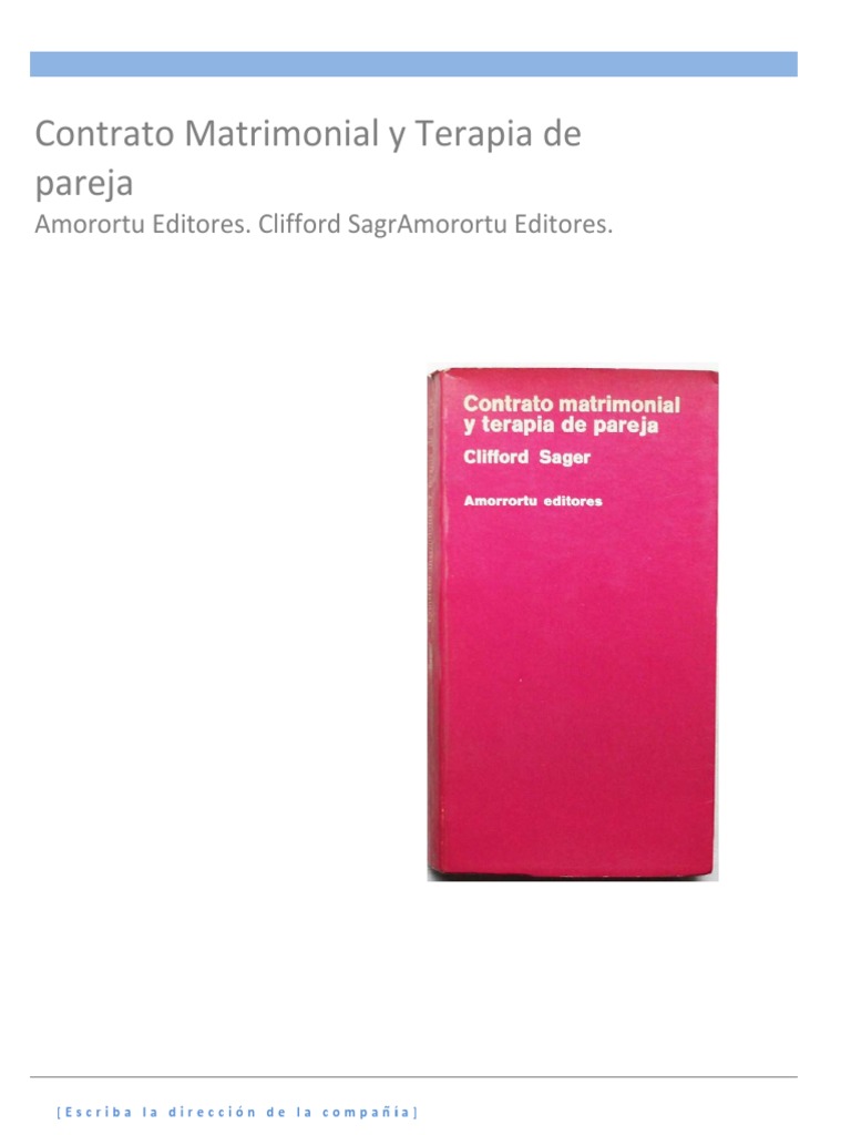 Contrato Matrimonial y Pareja | PDF | Matrimonio | Familia