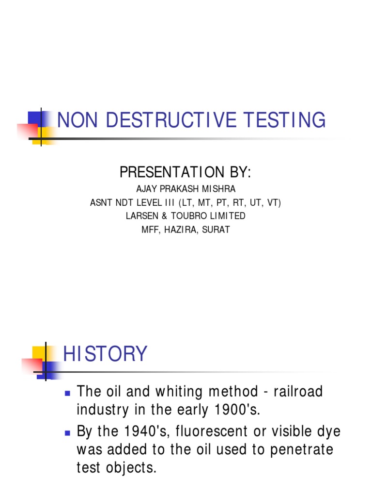 PT NDT Method | PDF | Nondestructive Testing | Wetting