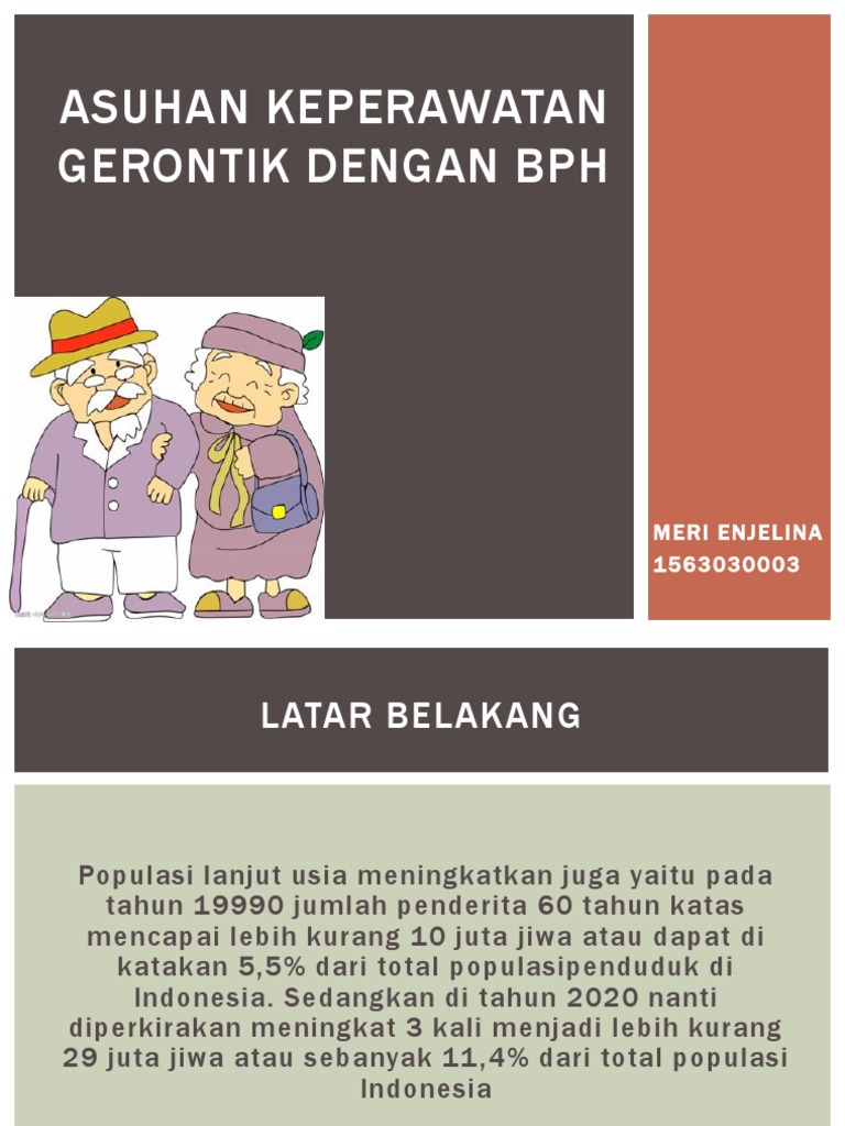Asuhan Keperawatan Gerontik Dengan BPH | PDF