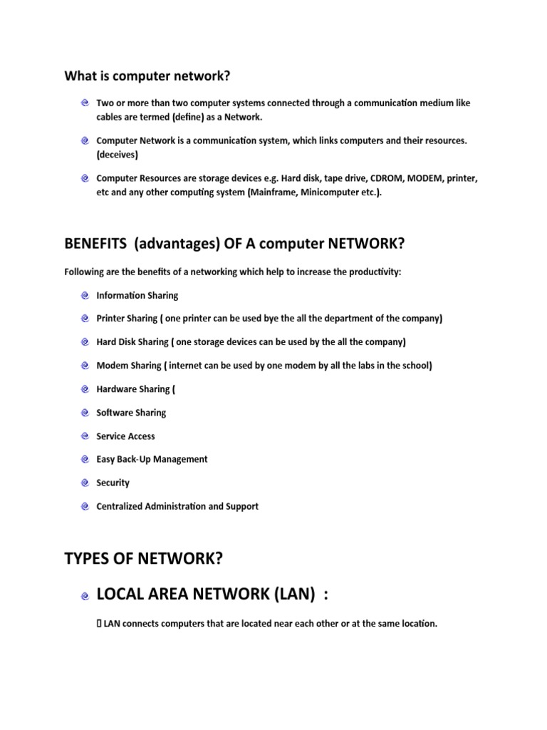Computer Fundamental and Networking | PDF | Computer Program | Personal ...