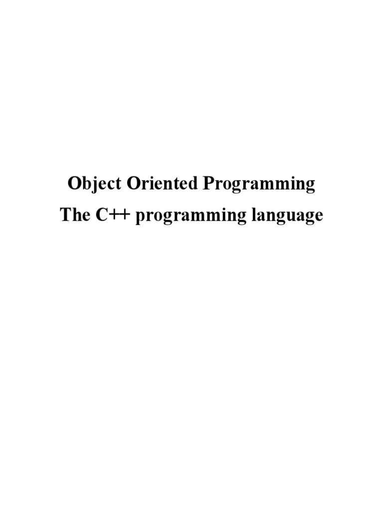 Oop Course Constructor Object Oriented Programming Pointer