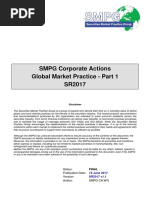 SMPG Corporate Actions Global Document | PDF | Debits And Credits ...