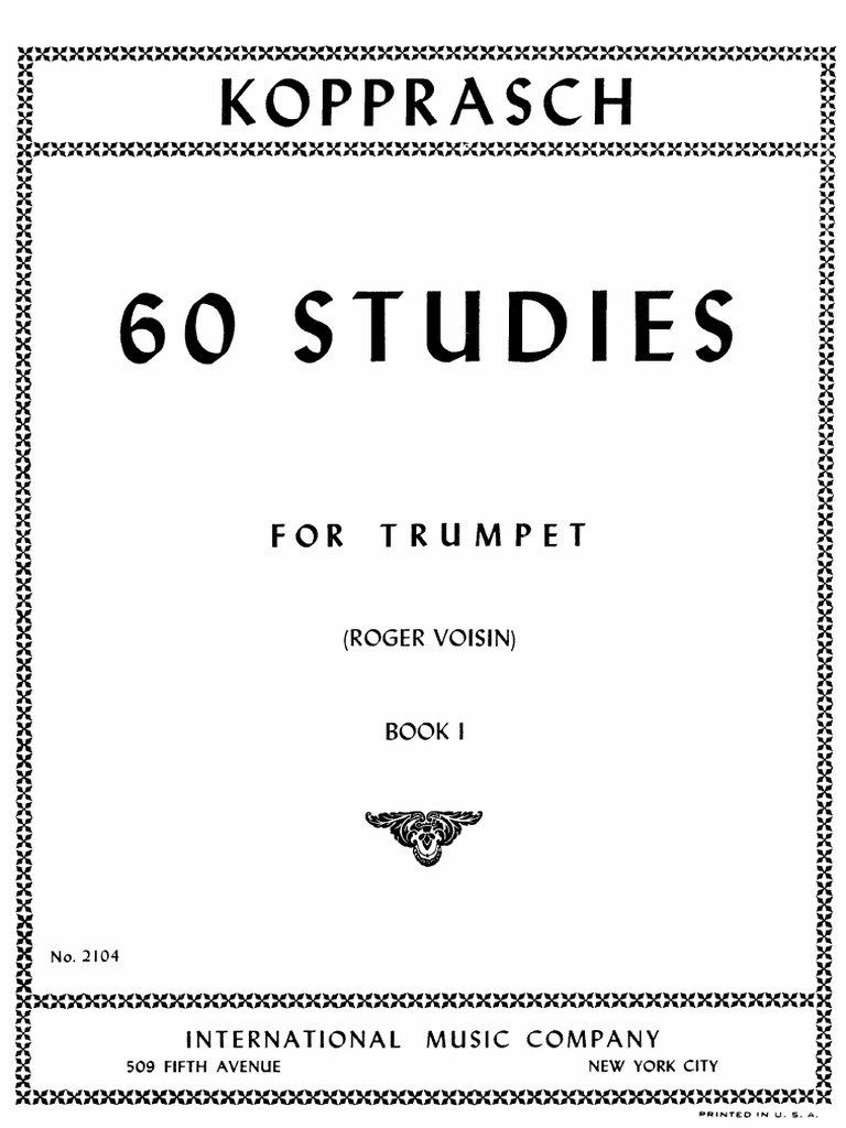 Kopprasch 60 Studies For Trumpet or Hornpdf PDF | PDF